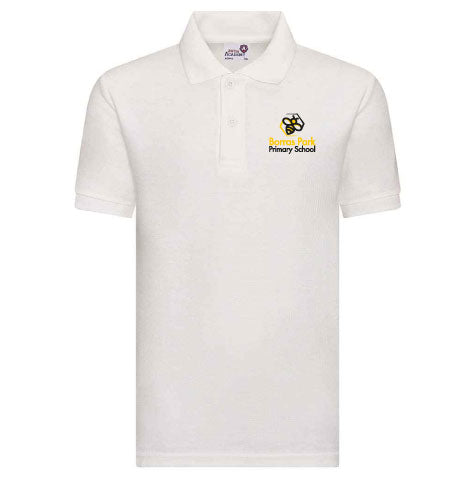 Borras Park School White Polo Shirt – Sarah's Schools